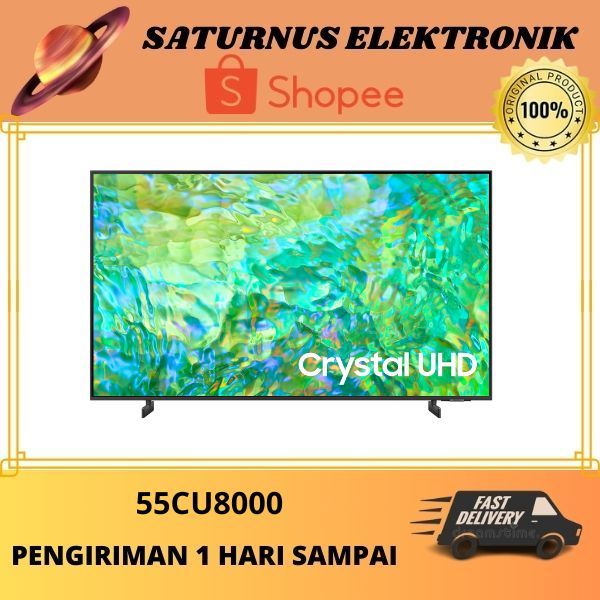 Jual Samsung 55CU8000 Smart Tv 55 Inch Crystal Uhd 4K Slim Design /55BU8000 | Shopee Indonesia