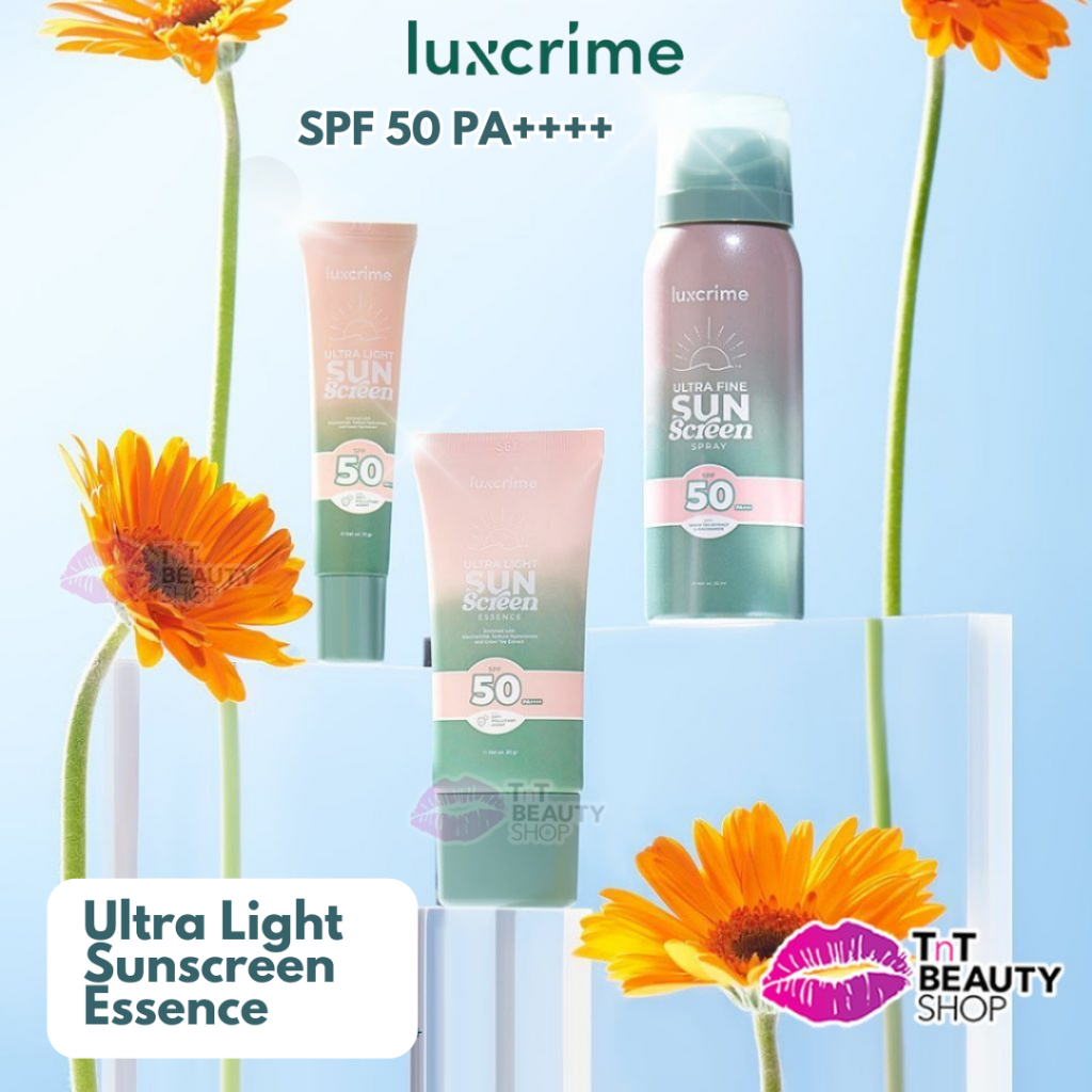 Jual Luxcrime Ultra Light Sunscreen Essence SPF 50 PA++++ 30gr 10gr / Luxcrime Ultra Fine ...