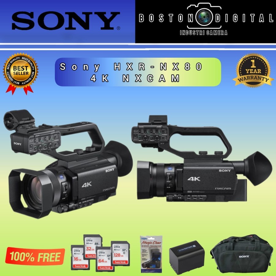 Jual SONY HXR NX80 4K NX CAM / CAMCORDER SONY HXR-NX80 4K | Shopee ...