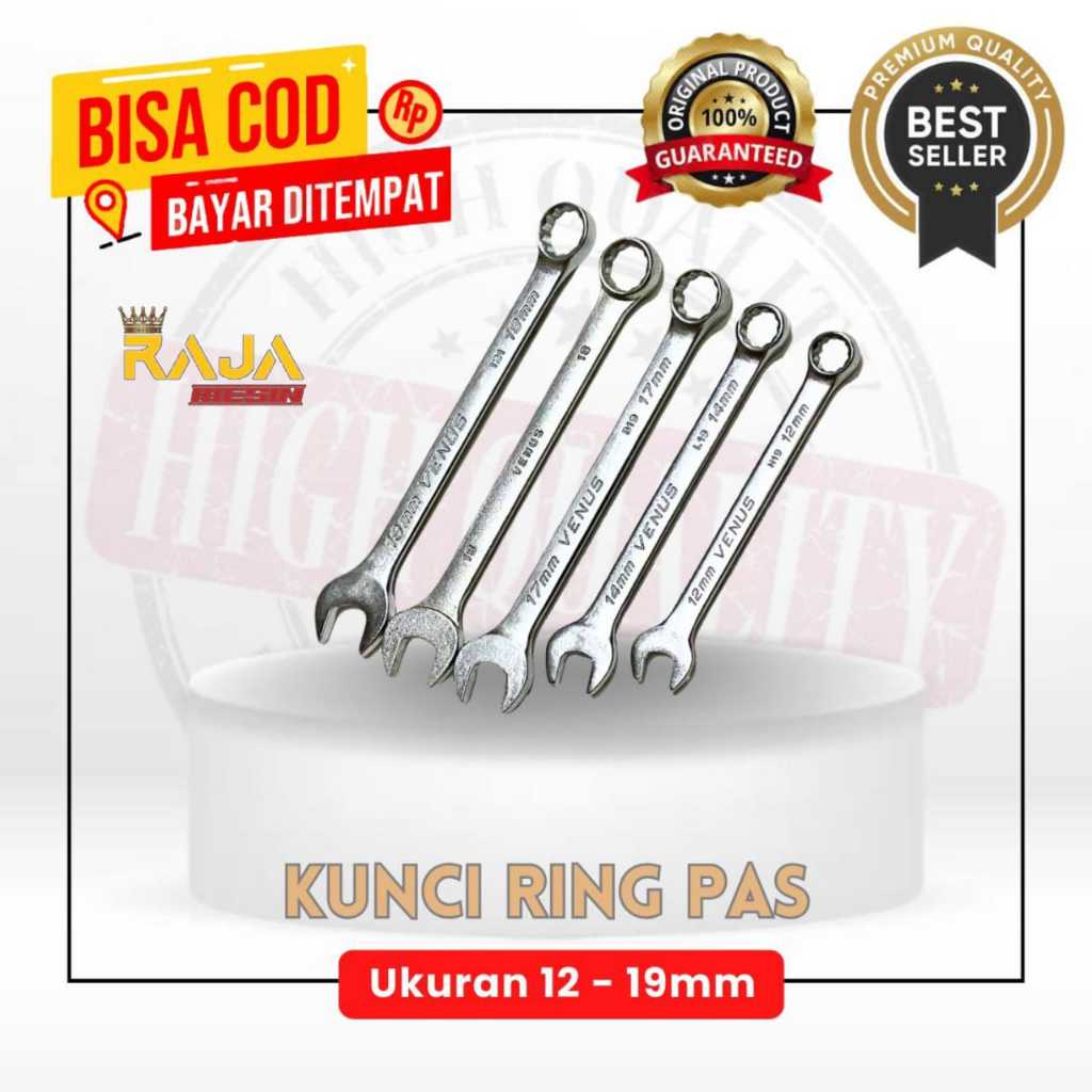 Jual Kunci Ring Pas 12mm 14mm 17mm 18mm 19mm - Kunci Pas Ring 12mm 14mm ...