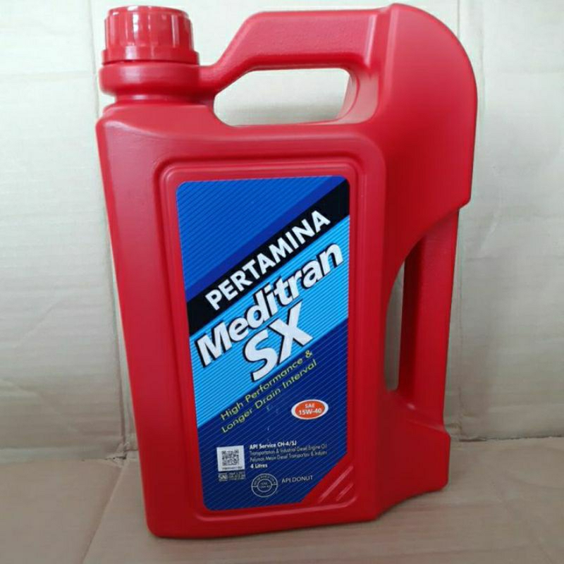 Jual Oli Mesin Diesel Meditran SX 15W-40 4 Liter Pertamina 4L | Shopee ...