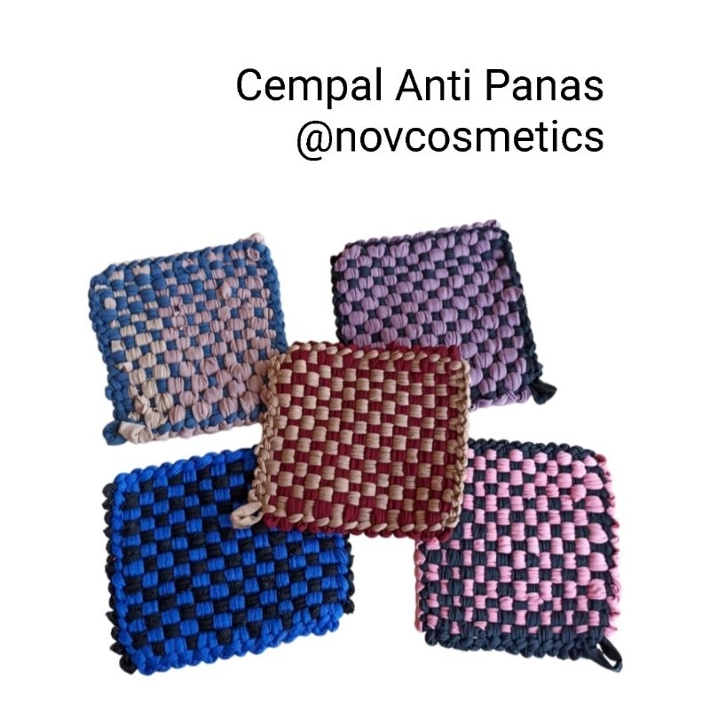 Jual Cempal Anti Panas Lap Anyam Pegangan Panci Serbet Tatakan ...
