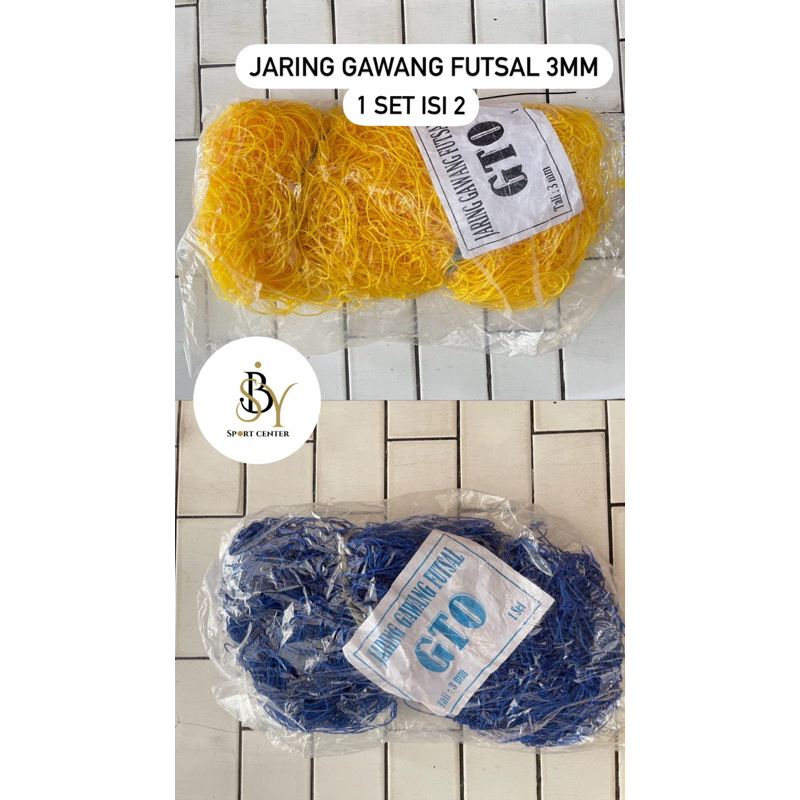 Jual [LOKAL] JARING GAWANG FUTSAL 3MM GTO ISI 2 KUALITAS TEBAL | Shopee ...