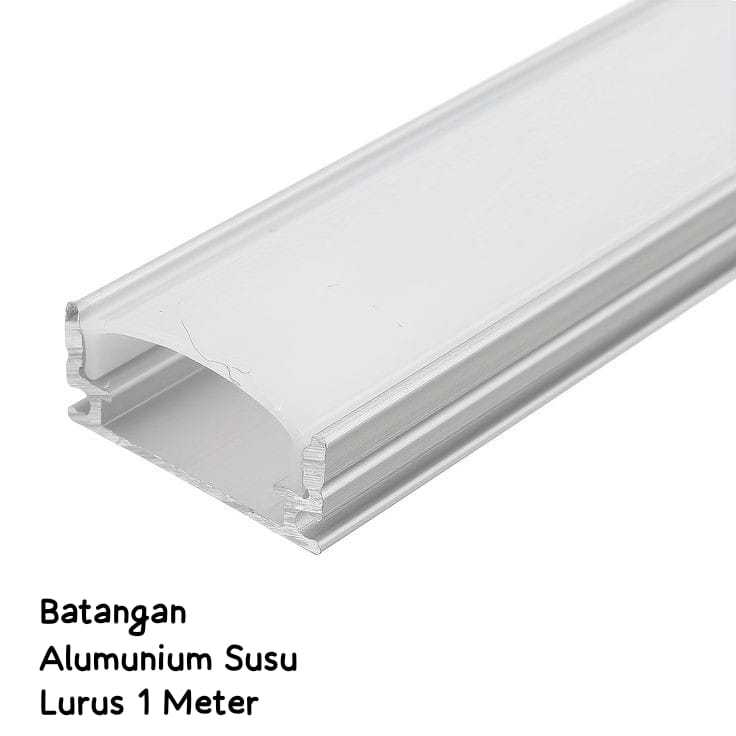 Jual Pelindung Lampu Strip LED 1 Meter/Strip Light Trough/Cover Lampu ...