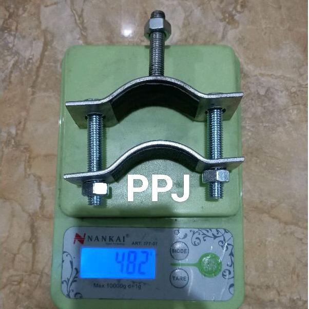 Jual Clamp Round 2 , 2,5 , 4inch Link net / Bracket J / kabel adss ...