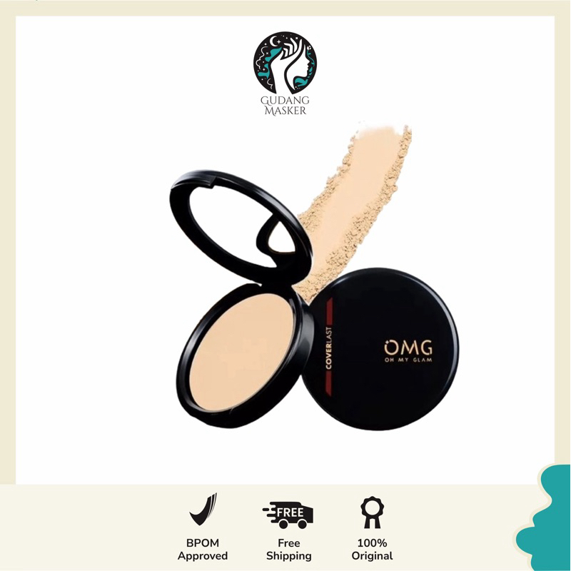 Jual OMG Oh My Glam Coverlast Two Way Cake / Bedak padat / Kontrol ...