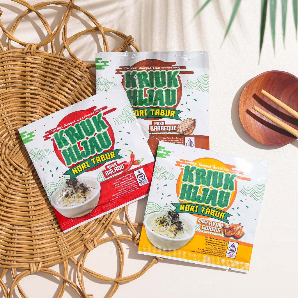 Jual KRIUK HIJAU NORI TABUR | Shopee Indonesia