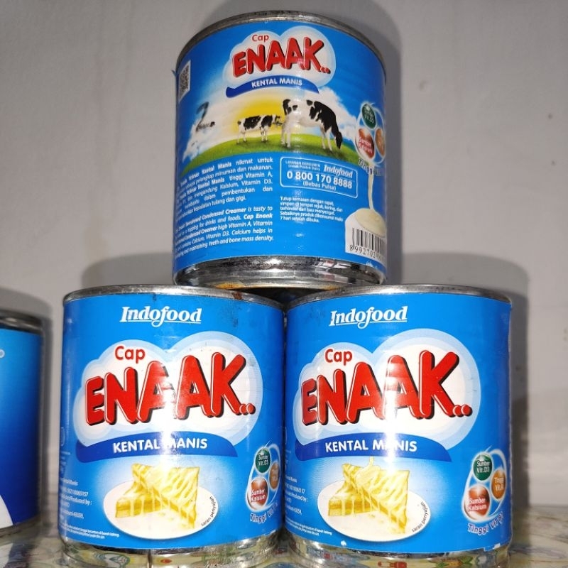 Jual SUSU KENTAL MANIS MEREK CAP ENAAK INDOFOOD 370gr | Shopee Indonesia
