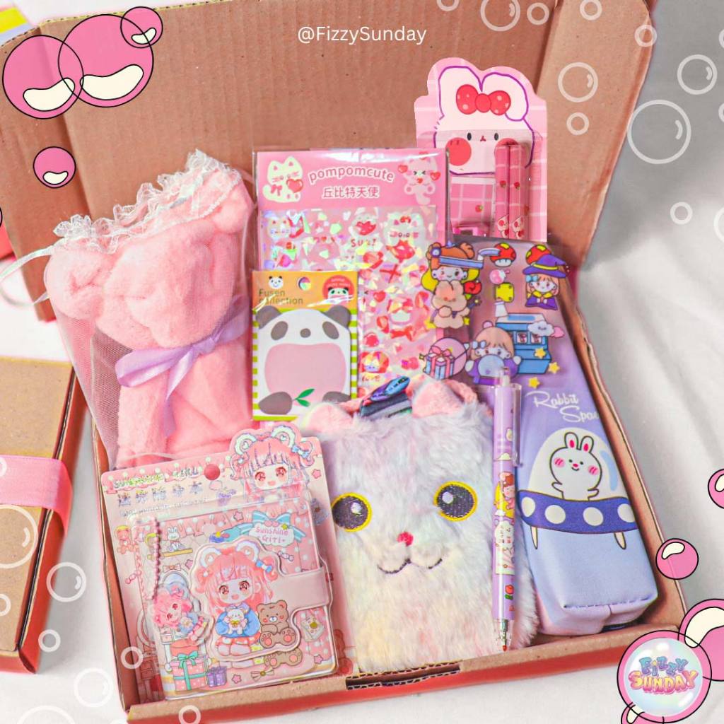 Jual PAKET HAMPERS BIRTHDAY ANAK GIFT LUCU PINK MURAH HANDUK DAN ALAT ...