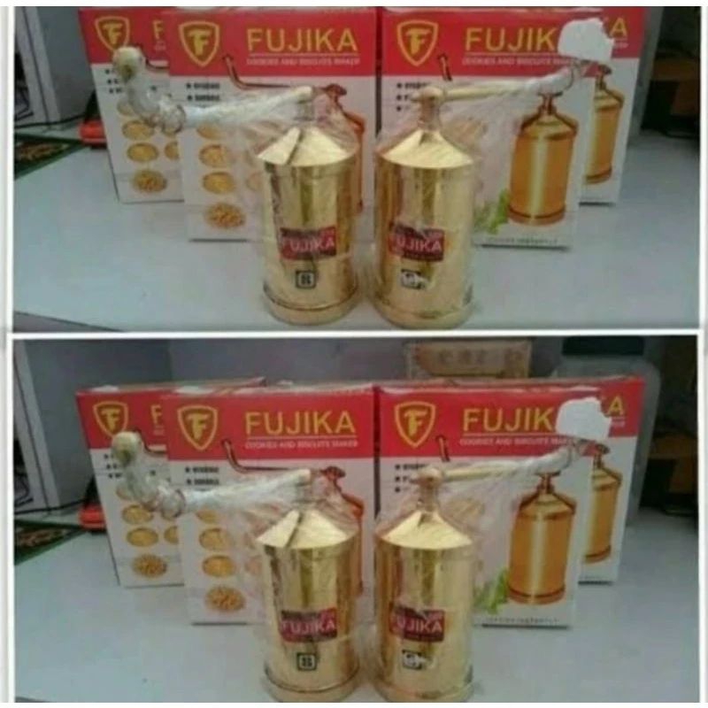 Jual Fujika cookies biscuits maker / Cetakan akar kelapa bahan kuningan ...