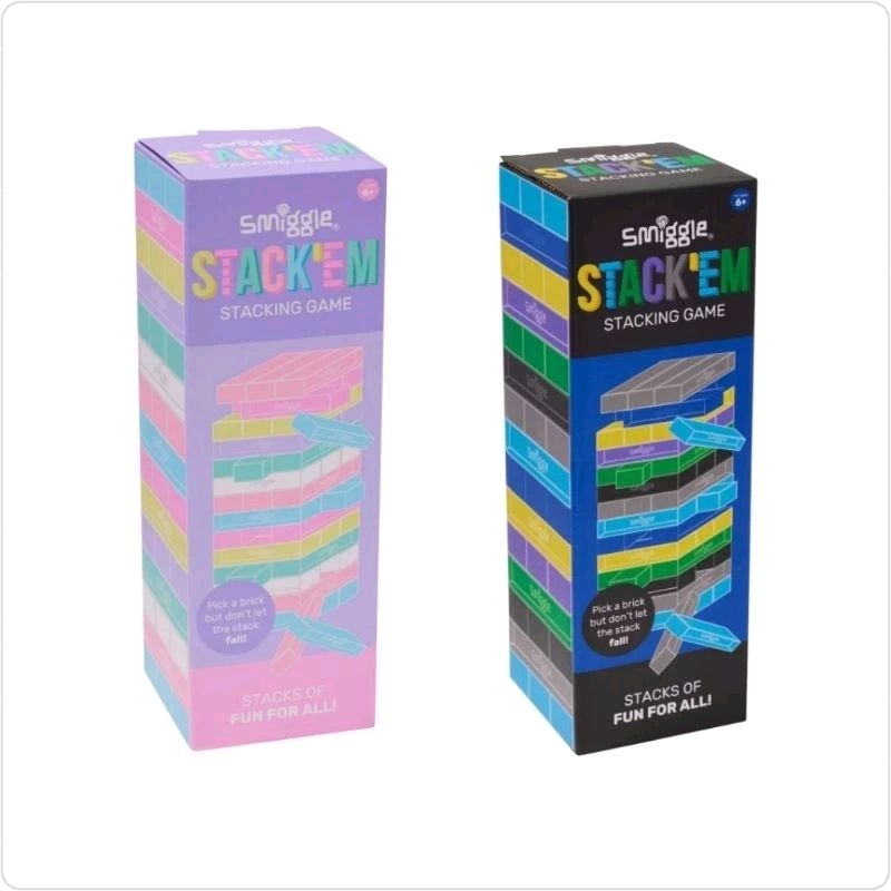 Jual (ORIGINAL) Smiggle Stack Em Stacking Game / Mainan Menumpuk | Shopee Indonesia