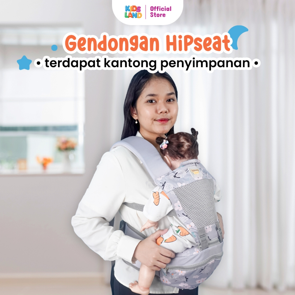 Jual KIDS LAND Gendongan Bayi Hipseat Gendongan Depan Hipseat Premium Baby Adorable Zoo | Shopee ...