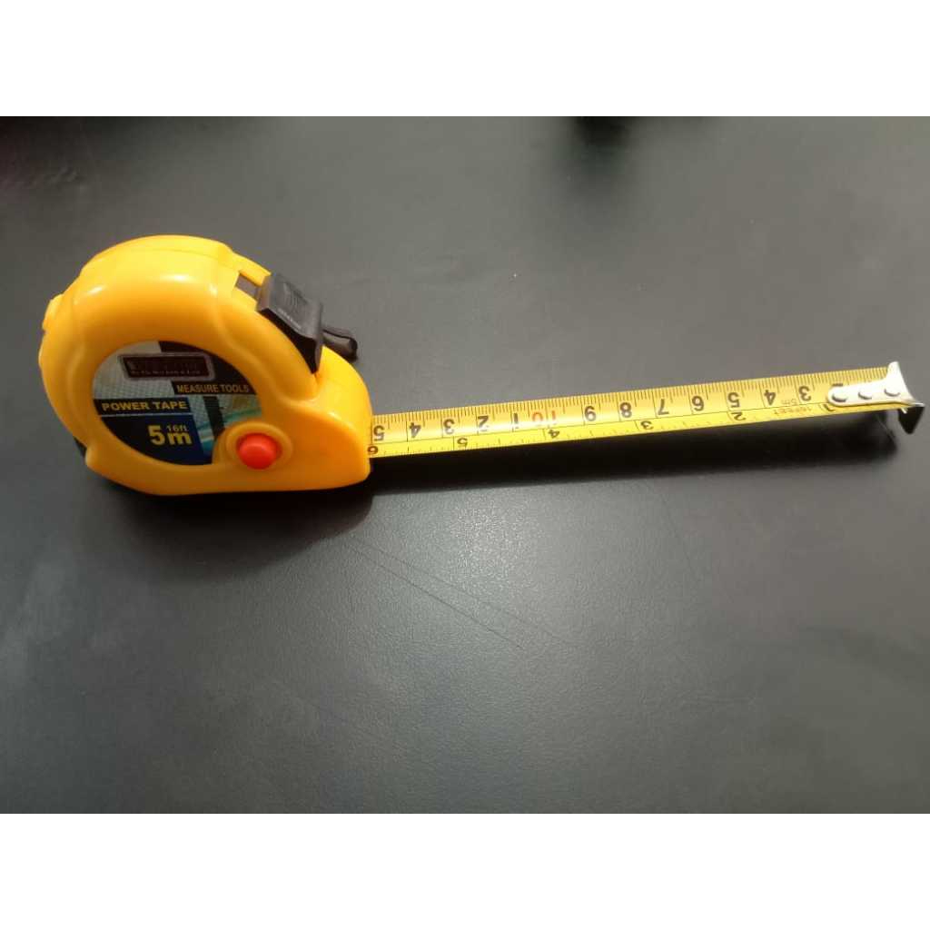 Jual Meteran Rol Tarik Karet Tape Measure 5m Meter | Shopee Indonesia