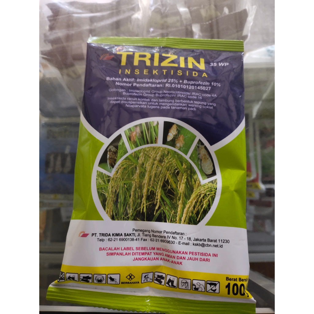 Jual INSEKTISIDA TRIZIN 35 WP 100 GR PENGENDALIAN HAMA WERENG | Shopee ...