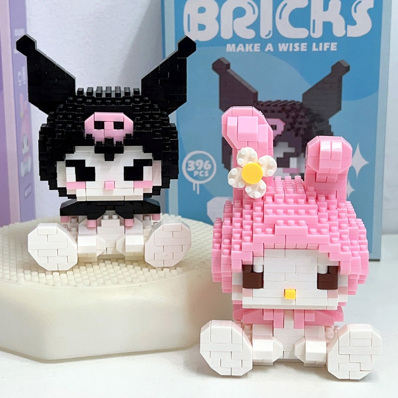 Jual NANO BLOCK MAINAN BALOK BUILDING BLOCK BRICKS MOTIF SANRIO KUROMI ...