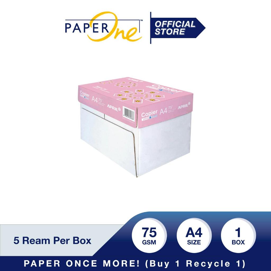 Jual Copier Happy A4 75gr 1 Box (2500 lembar) Kertas HVS | Shopee Indonesia