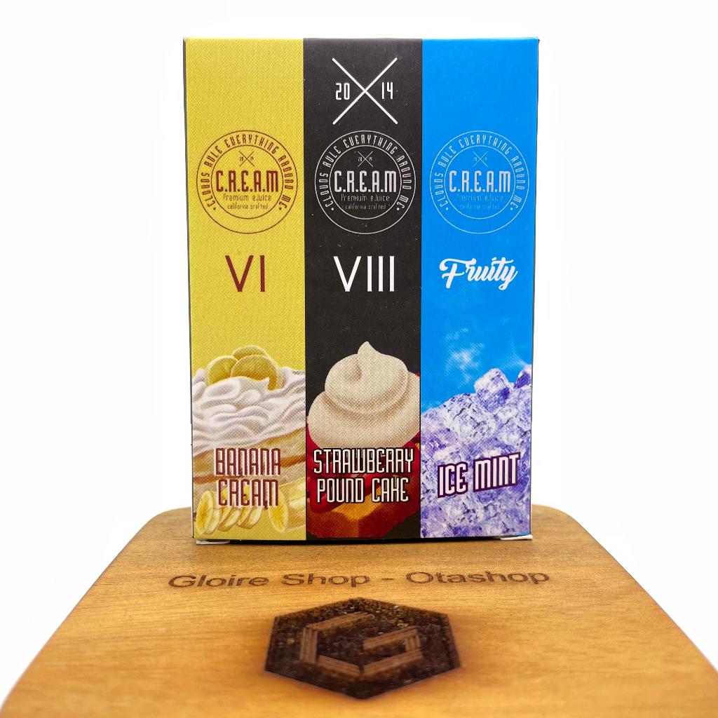 Jual SALT - EJM Cream Pack 3 x 15ML 25MG Liquid 6 - 8 - ICE MINT - VI ...