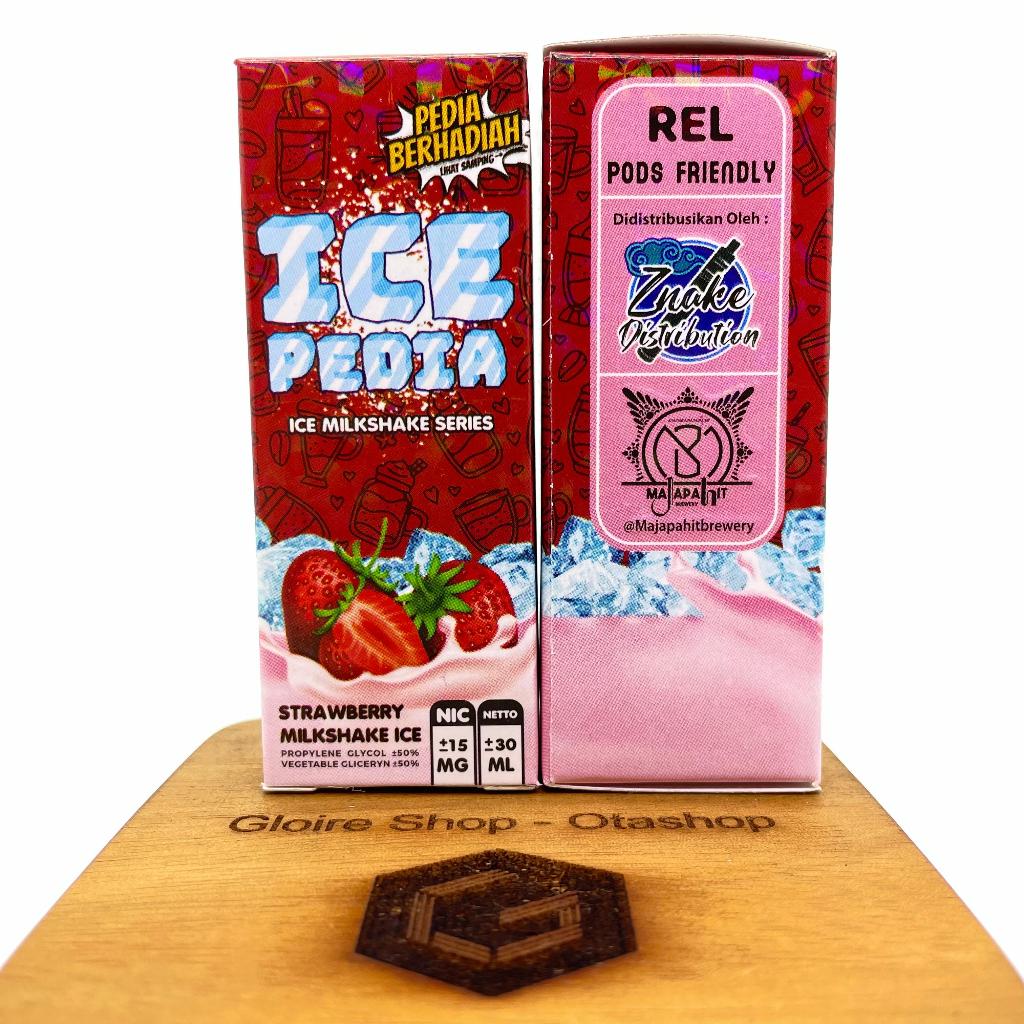 Jual SALT - Icepedia MILKSHAKE STRAWBERRY 30ML 15MG Znake Liquid Ice ...
