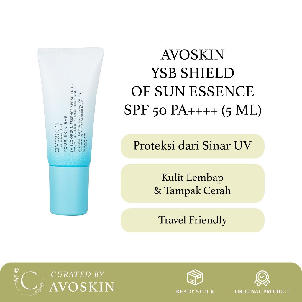 Jual Travel Sunscreen Avoskin Your Skin Bae Shield Of Sun SPF 50 PA ...