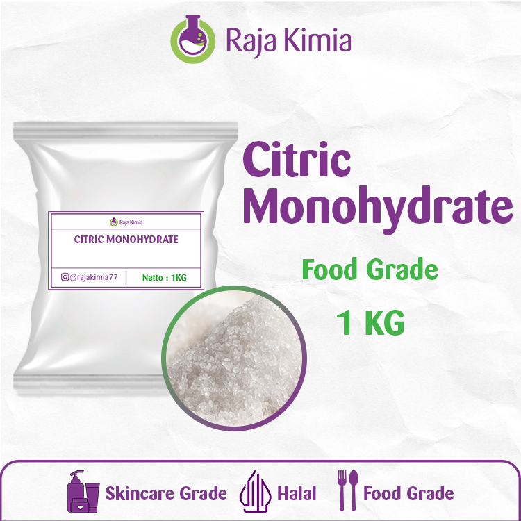 Jual CITRIC MONOHYDRATE/ CITRUN / SITRAT - 1 KG | Shopee Indonesia