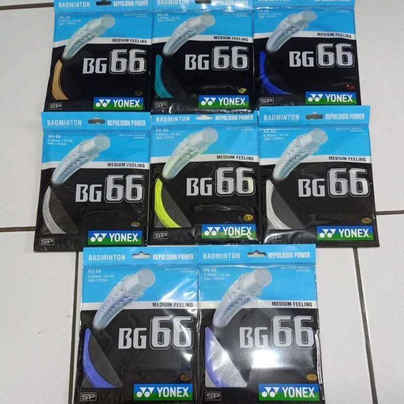 Jual SENAR BADMINTON YONEX BG 66 ORIGINAL | Shopee Indonesia