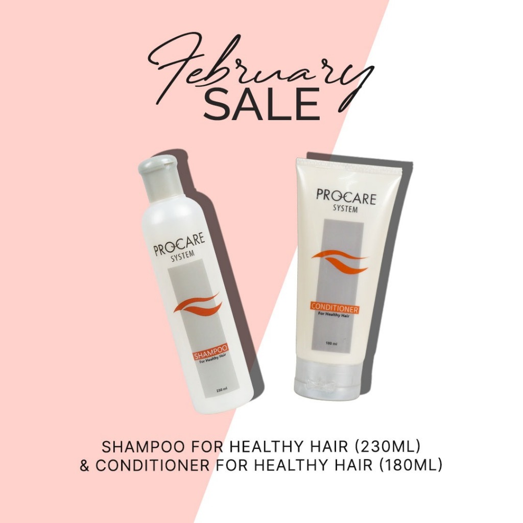 Jual Procare System Shampoo Healty Hair 230ml + Conditioner Healty ...