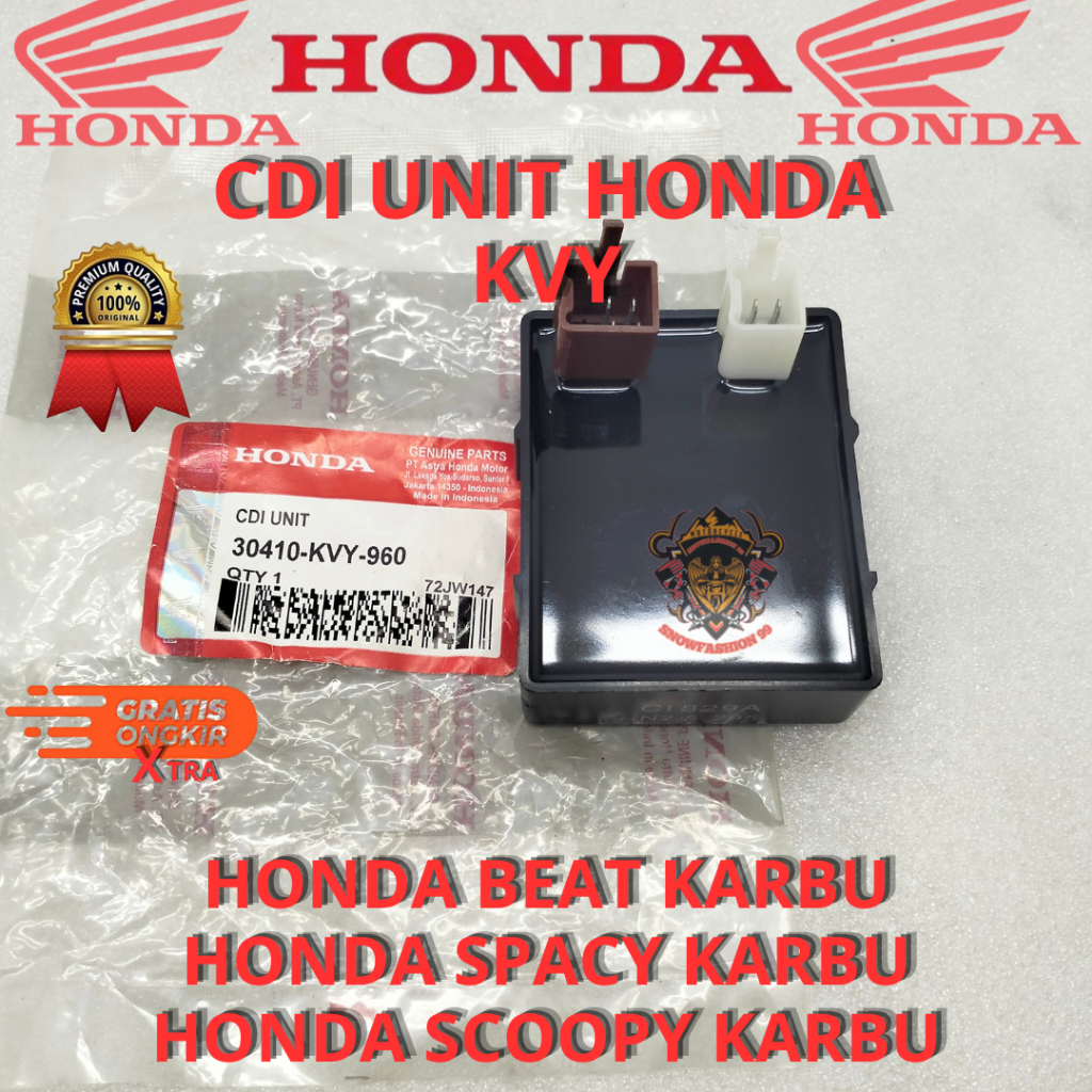 Jual CDI UNIT HONDA BEAT KARBU KVY CDI SCOOPY KARBU , CDI SPACY KARBU ...