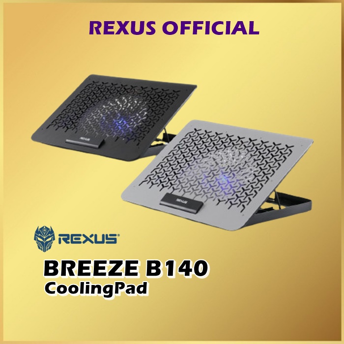 Jual Rexus Breeze B140 Fan Cooling Pad Notebook CoolingPad B 140 ...
