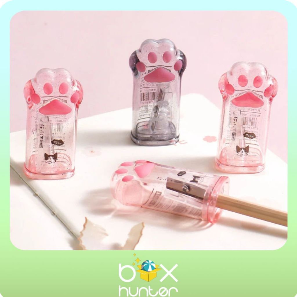 Jual SHARPENER PENSIL CAT PAW Rautan Peraut Pensil Kawaii Estetik Alat ...