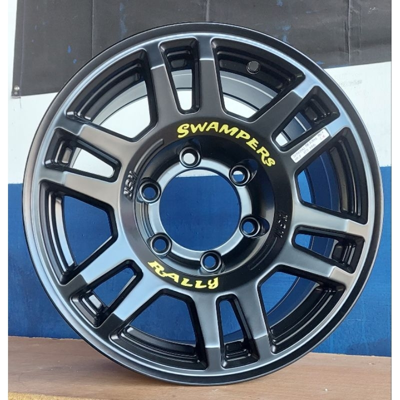 Jual velg mobil rally racing velg phanter ring 15 hsr swampers pcd ...