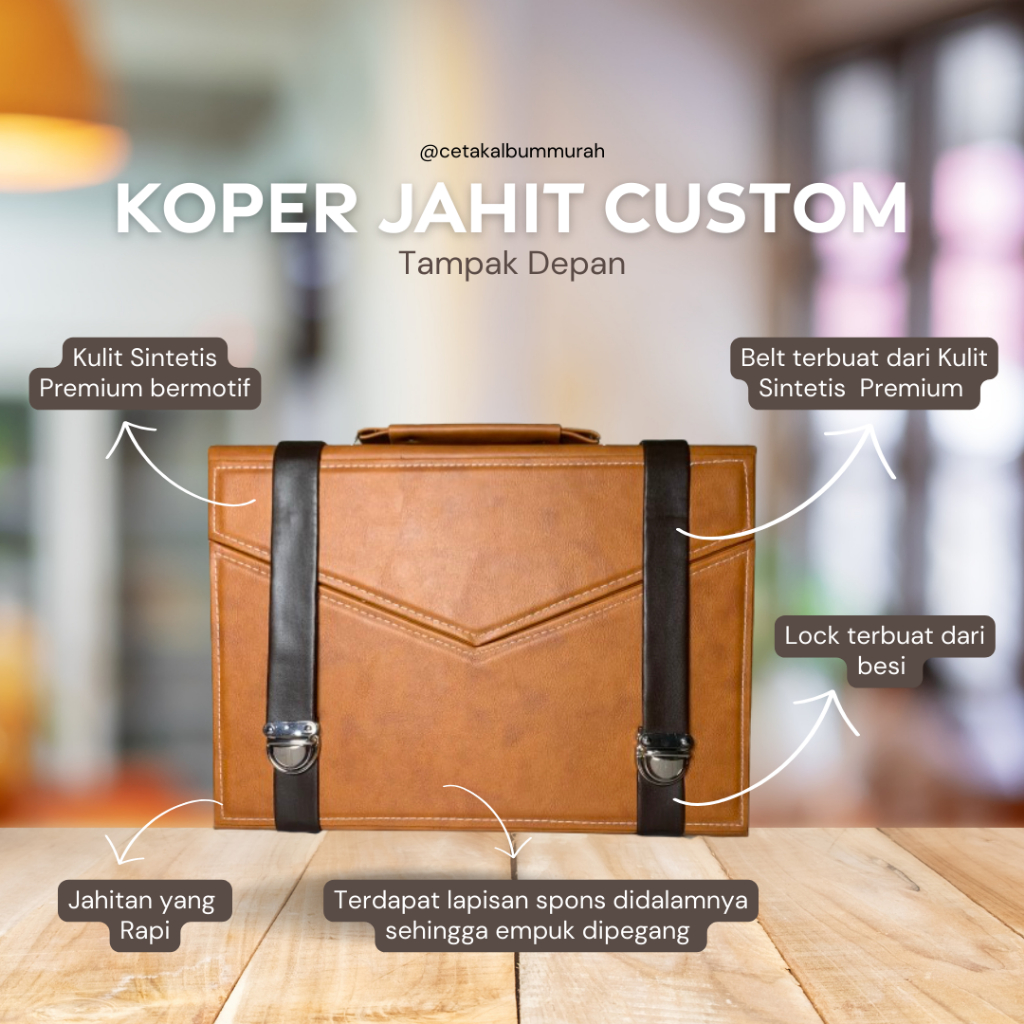 Jual KOPER/BOX JAHIT CUSTOM ALBUM WEDDING BOOK | Shopee Indonesia