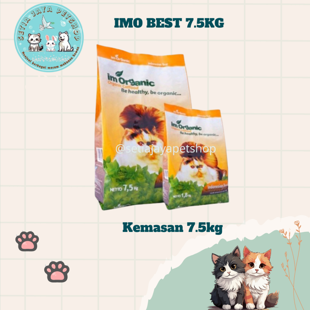 Jual Makanan Kucing - Imo Best 7.5kg - Im Organic Best 7.5kg (INSTANT ...