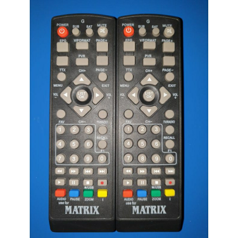 Jual REMOT STB MATRIX DVB-T2 APPLE KUNING.BURGERS HIJAU GARUDA KWALITAS ...