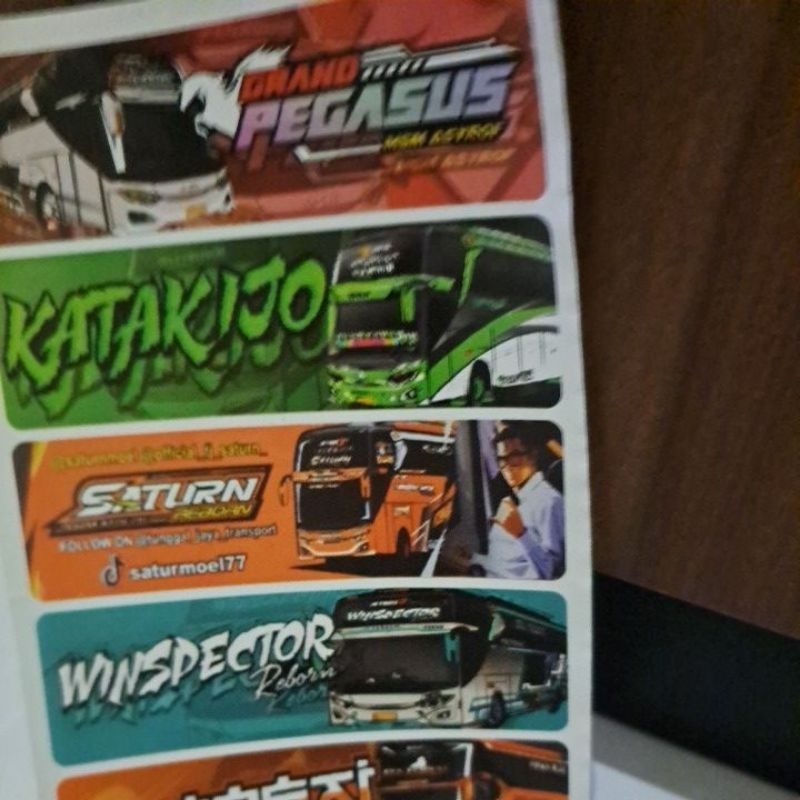 Jual stiker bus | Shopee Indonesia