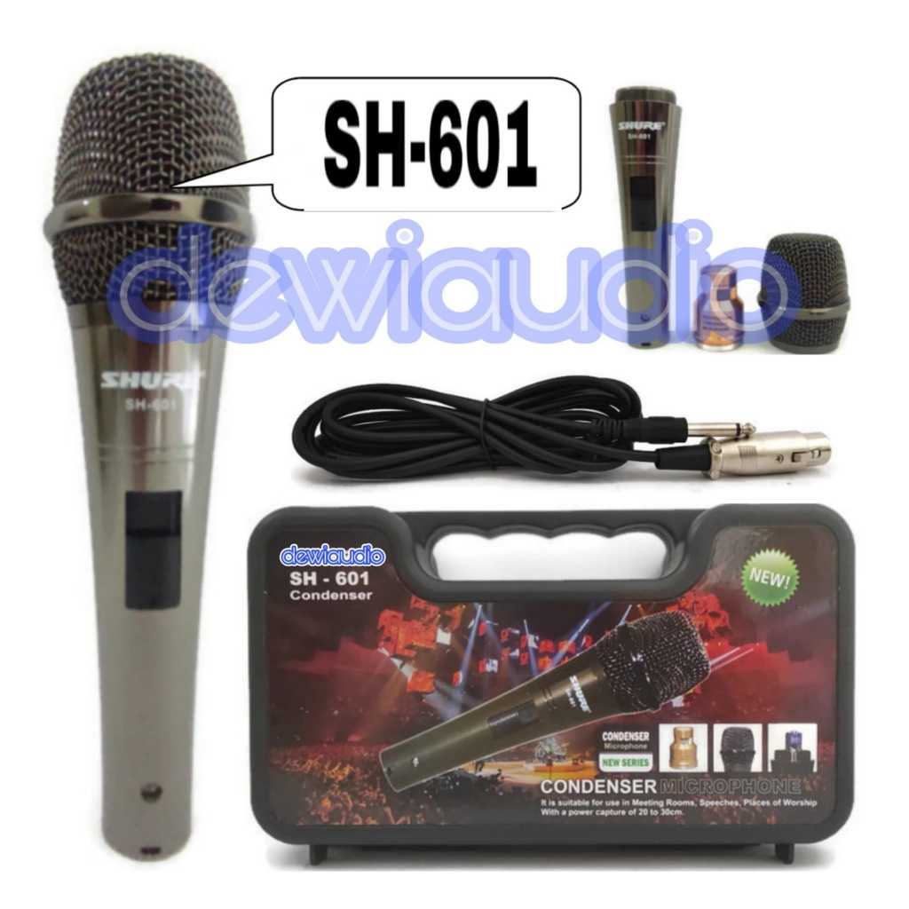 Jual MIC KABEL CONDENSER SH-601/ MIC CONDENSER SH601 /MICROPHONE ...