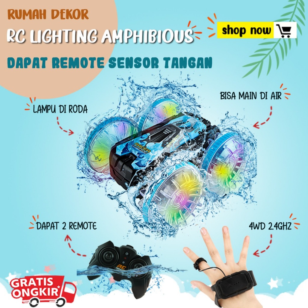 Jual Mainan Anak RC Car Amphibi Amphibious Car Mobil Remote bisa di ...