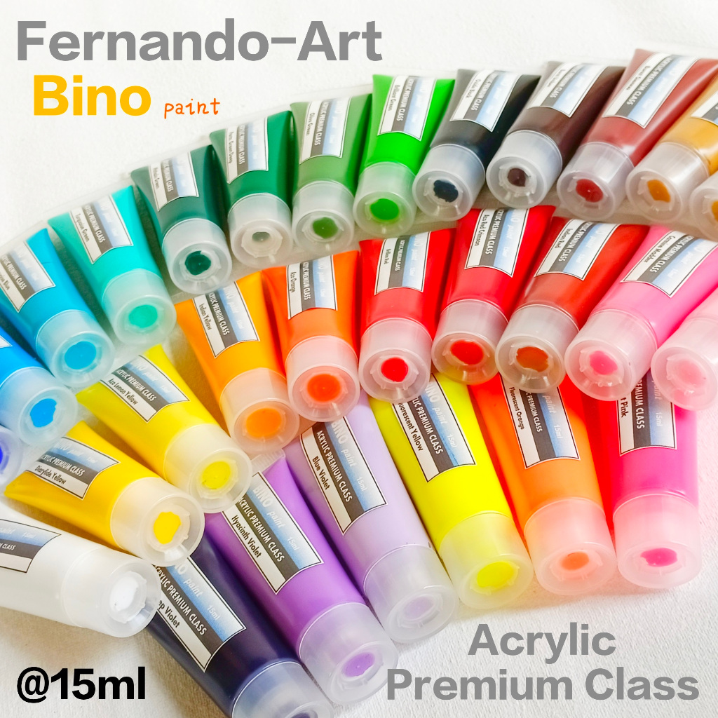 Jual Bino Paint Acrylic Premium Class 15ml / Cat Akrilik Bino Kelas ...
