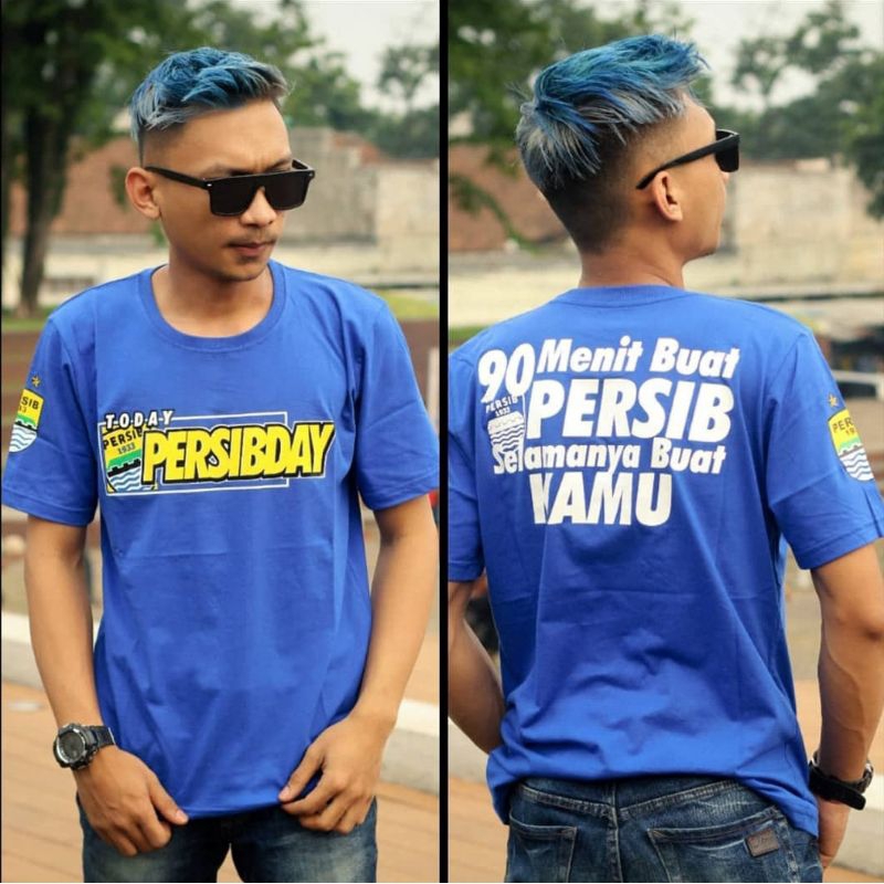 Jual kaos Persib distro terbaru ultras casual unishecx one blue sc ...