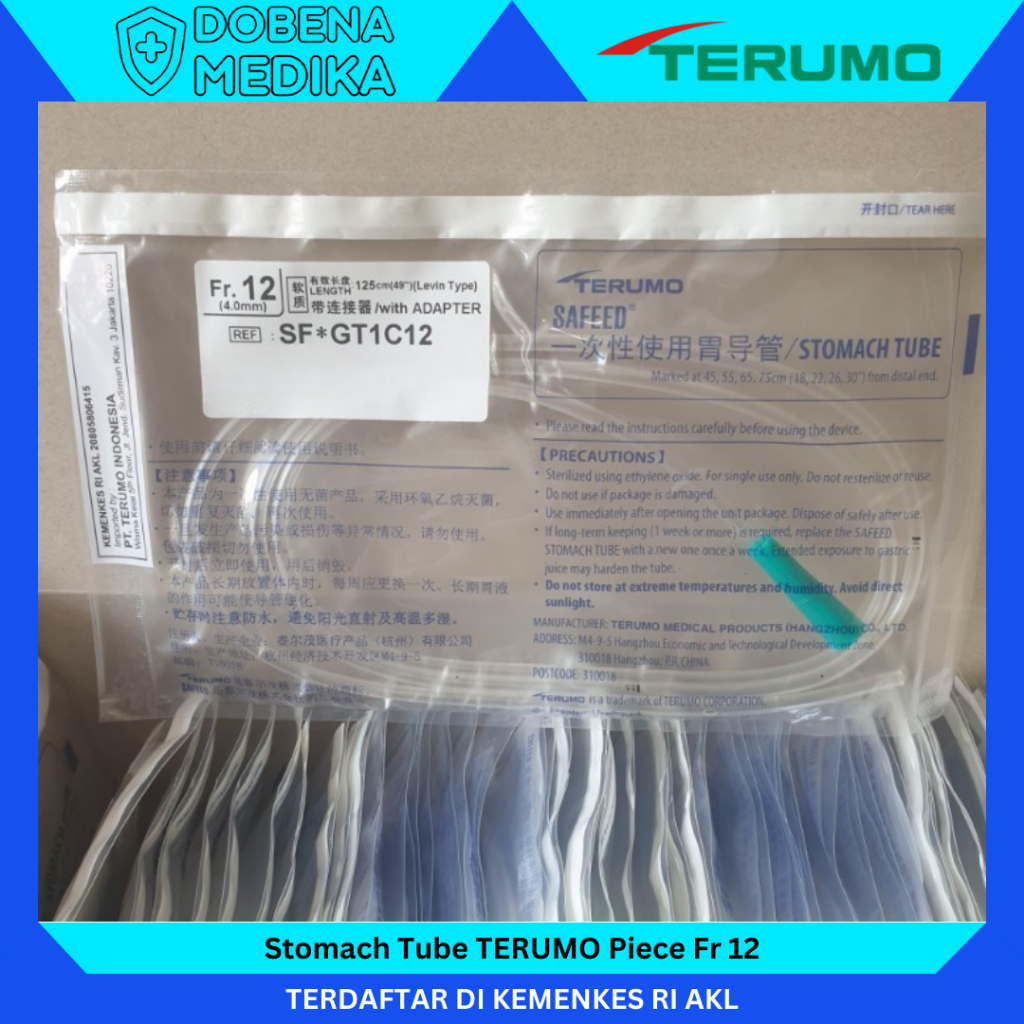 Jual Stomach Tube Terumo / Selang Makan Dewasa / NGT | Shopee Indonesia