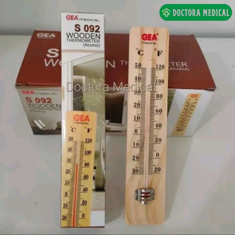 Jual Thermometer Ruangan/Thermometer Dinding Kayu ONEMED | Shopee Indonesia