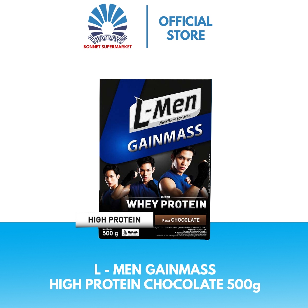 Jual L-Men Gain Mass Chocolate 500g - Suplemen Penambah Massa Otot ...