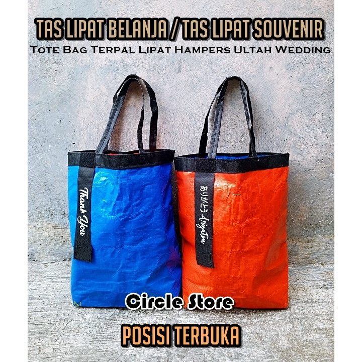 Jual Tas Lipat Karung Belanja Custom /Tas Terpal Goodie Bag Souvenir ...