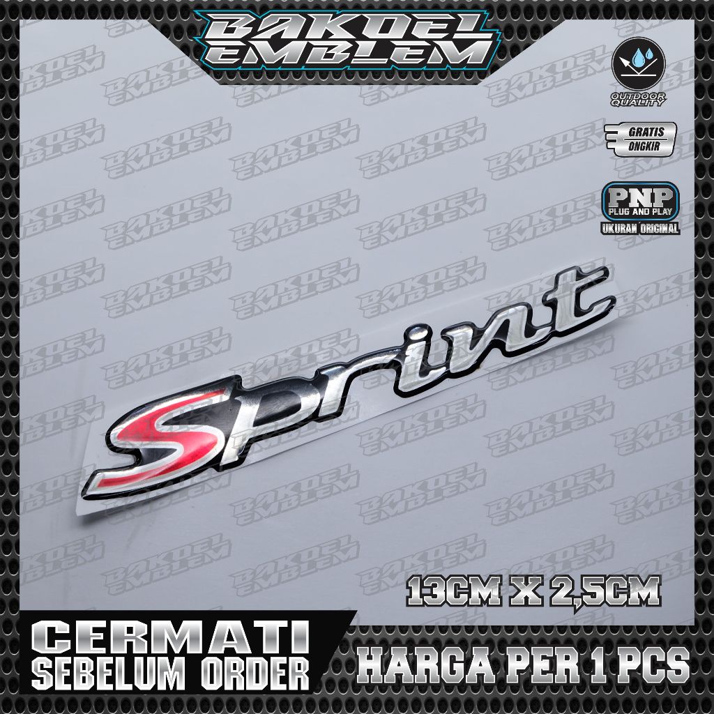 Jual EMBLEM SPRINT LATIN, EMBLEM VESPA SPRINT FONT LATIN, EMBLEM YIMBUL ...