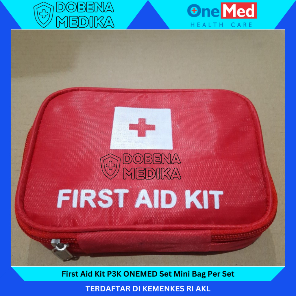 Jual OneMed First Aid Kit Bag Tas P3K Kecil + isi 9 Item | Shopee Indonesia