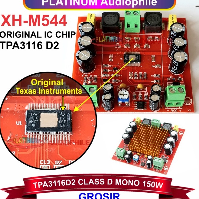 Jual DJK TPA3116 Class D Amplifier 15W Mono TPA3116D2 Original Chip i ...