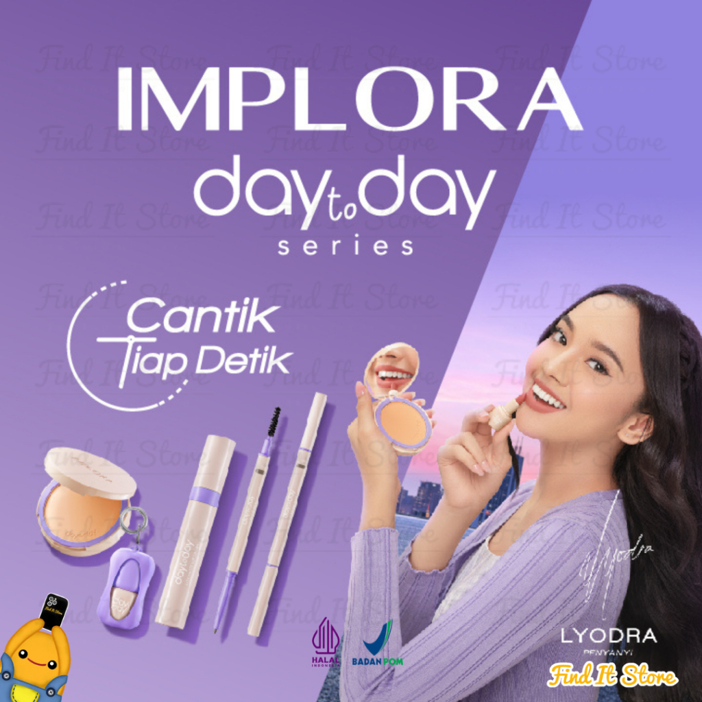 Jual Implora Day to Day All Series | Brow Pop | Lip Bullet | Lite Matte ...