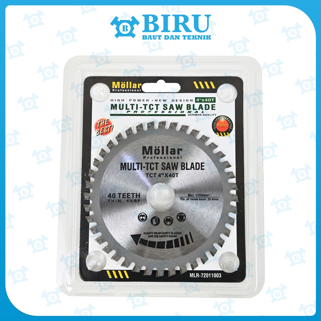 Jual Mollar Mata Gerinda Potong Kayu Circular Saw Blade 4 Inchi x 40T | Shopee Indonesia