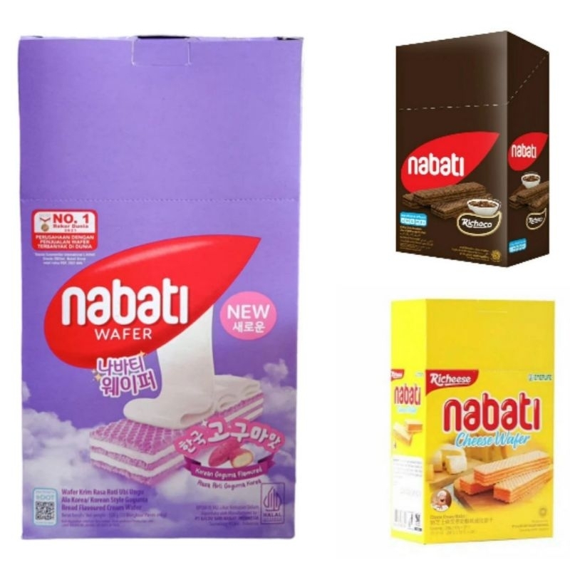 Jual Wafer Richeese Nabati isi 20 Pcs 7.5gram | Shopee Indonesia