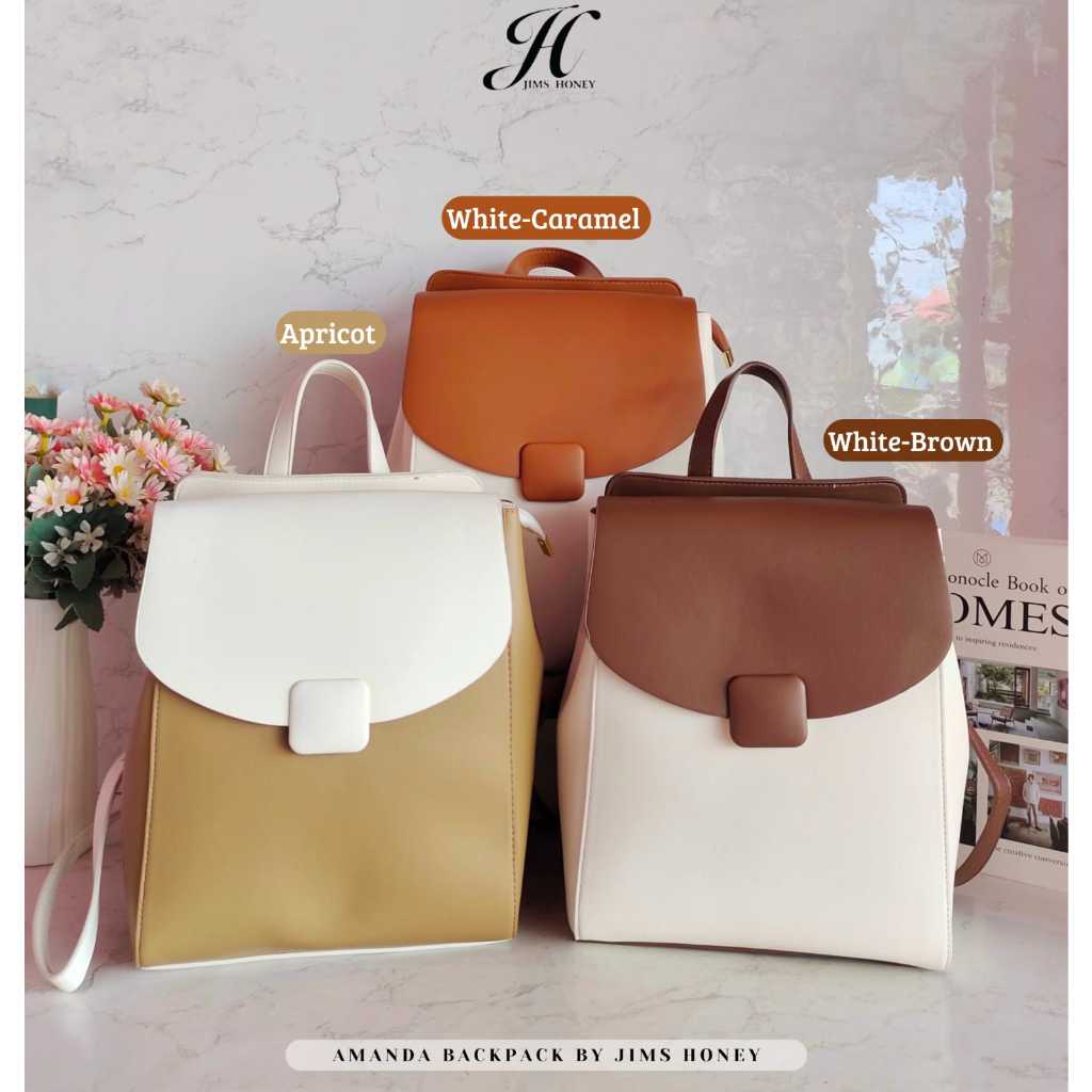 Jual amanda backpack jimshoney tas ransel | Shopee Indonesia