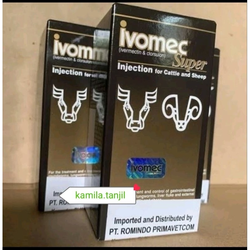 Jual IVOMEC SUPER 50 ML ORIGINAL ROMINDO | Efektif Basmi Kutu Ektoparasit Endoparasit Hewan ...